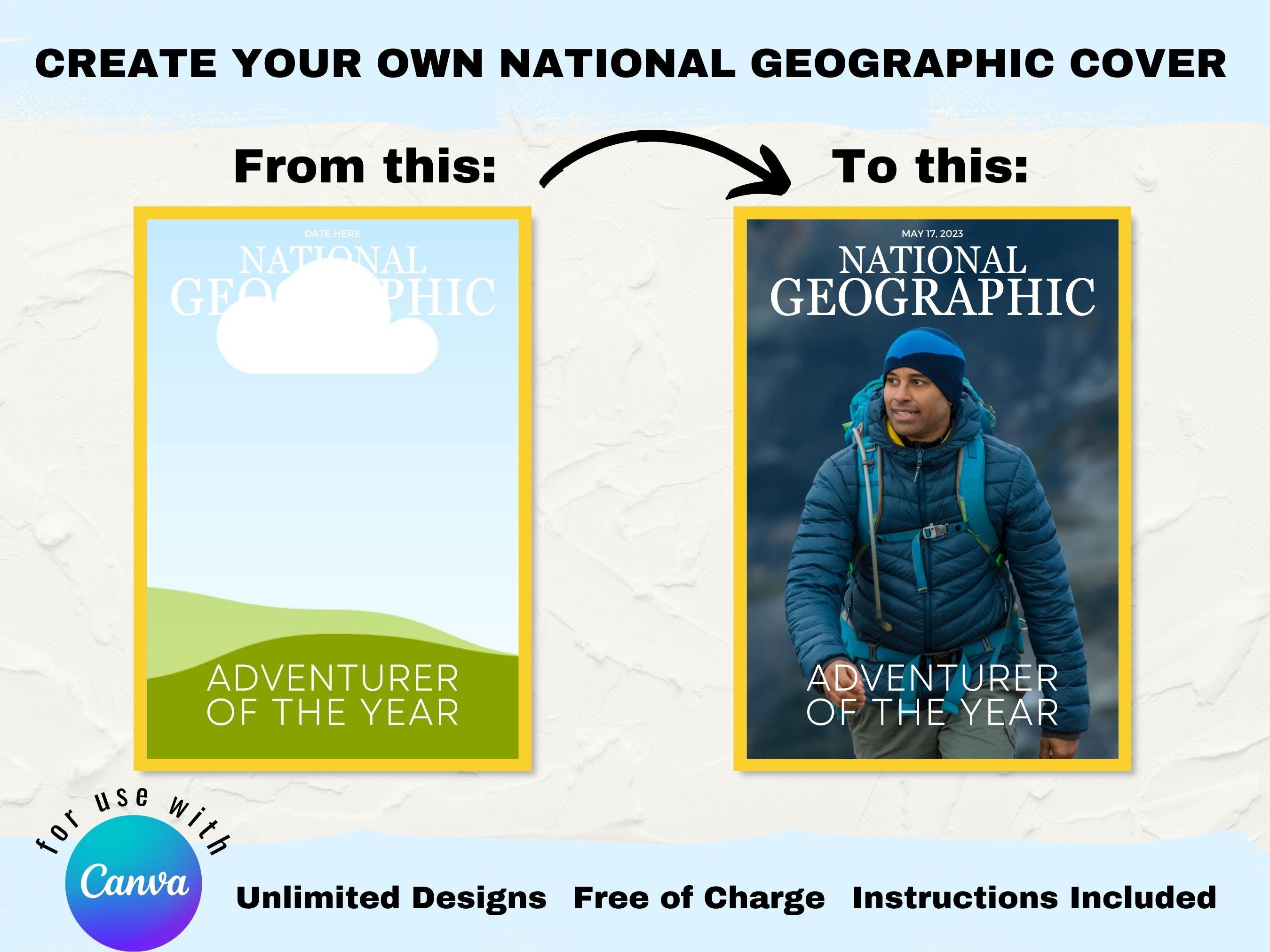 National Geographic Magazine Cover Template