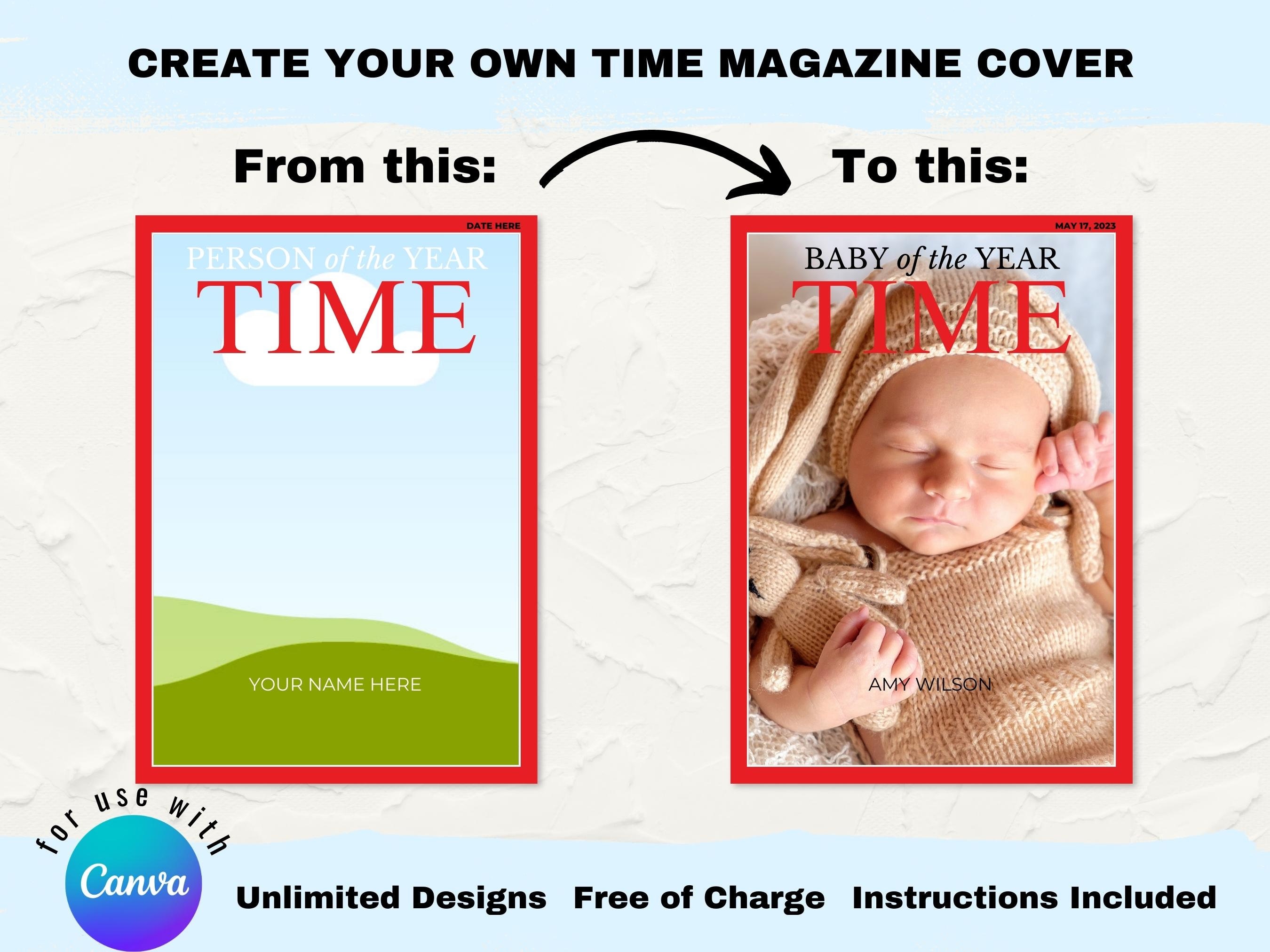 Time Magazine Covers Template