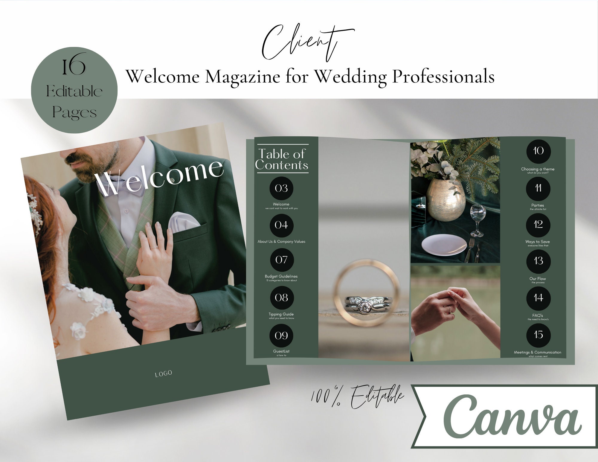 Client Onboarding Welcome Magazine Template Letter Size - Etsy