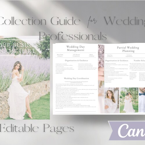 Wedding or Event Planner Proposal Template - Etsy