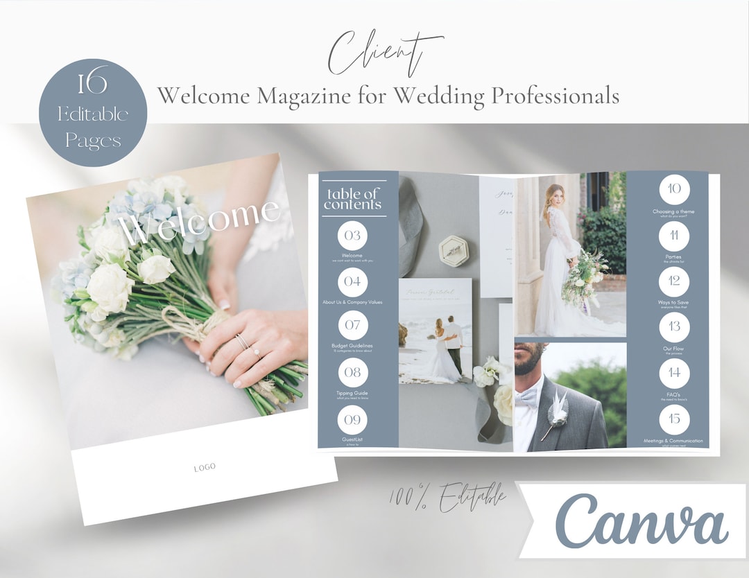 Client Onboarding Welcome Magazine Template Letter Size Canva Template ...