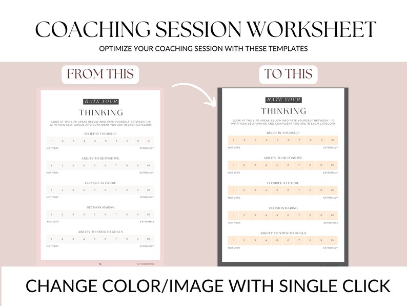 Coaching Session Worksheet Coaching Toolkit, Coaching Business for ...