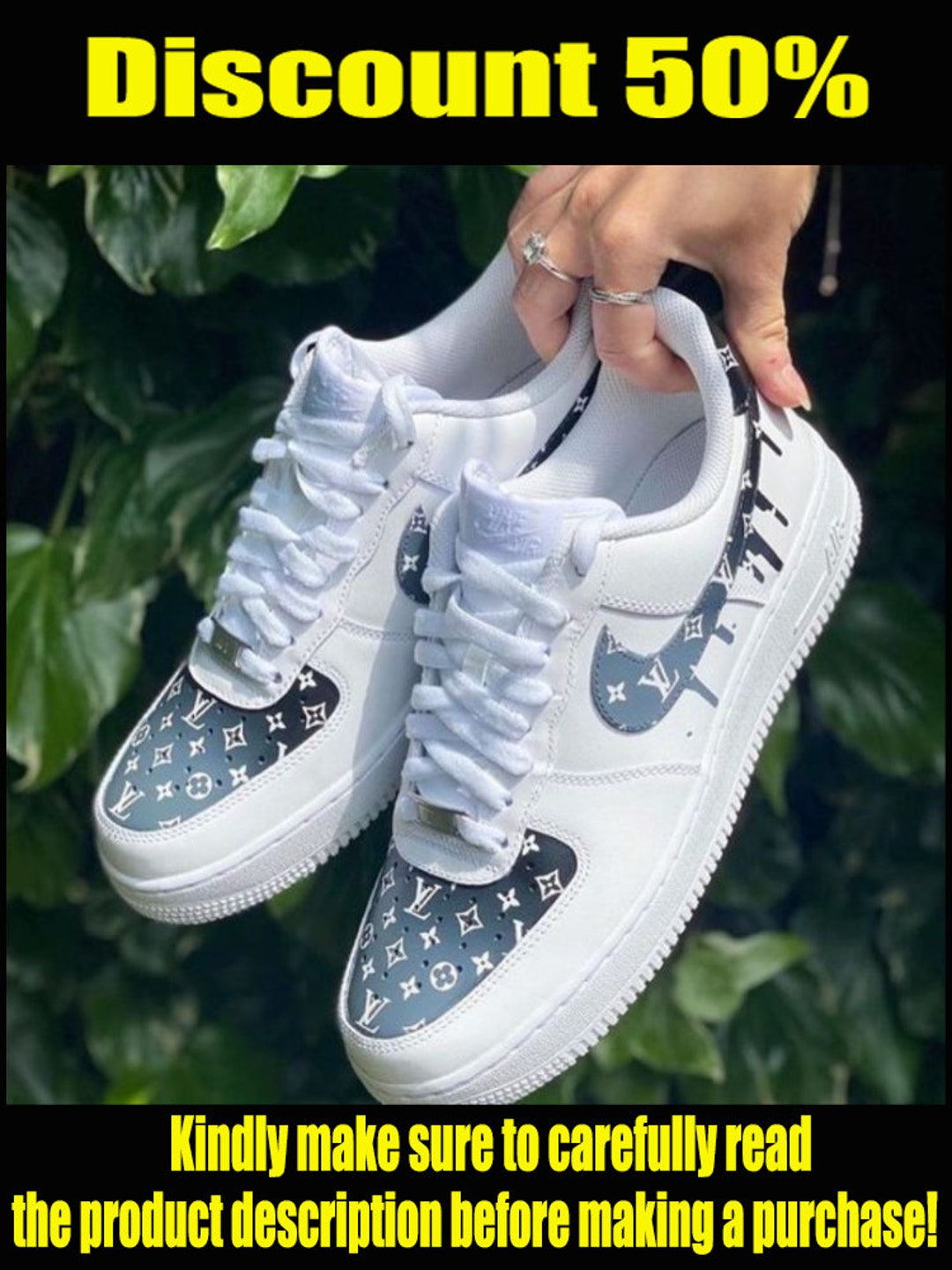 Custom AF1 Grey Drip, Custom AF1, Personalized Air Force, Af1 Custom ...