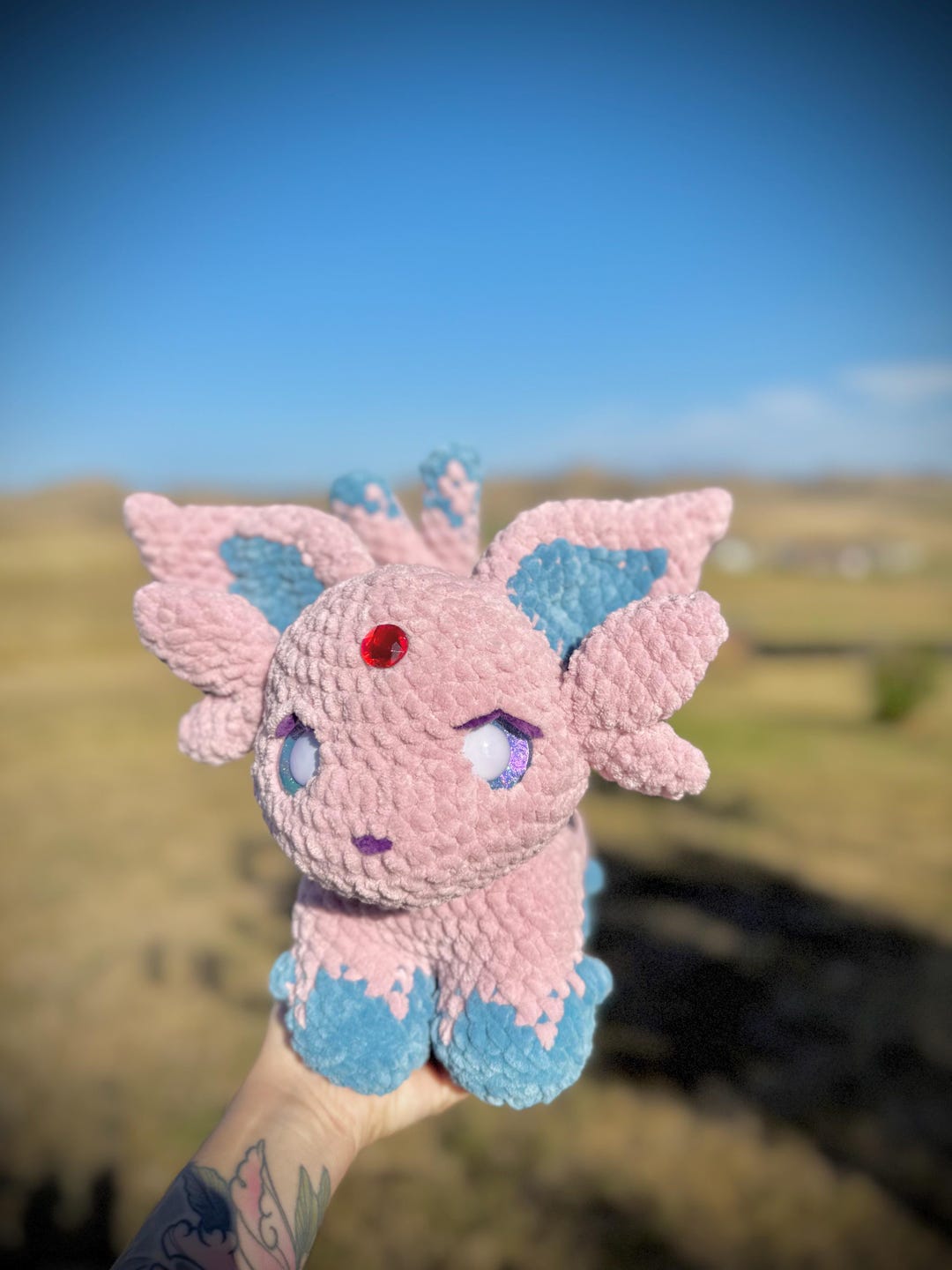 Baby Ruby Kitty Crochet Plush | Ready to Ship | Crochet | Pokemon ...