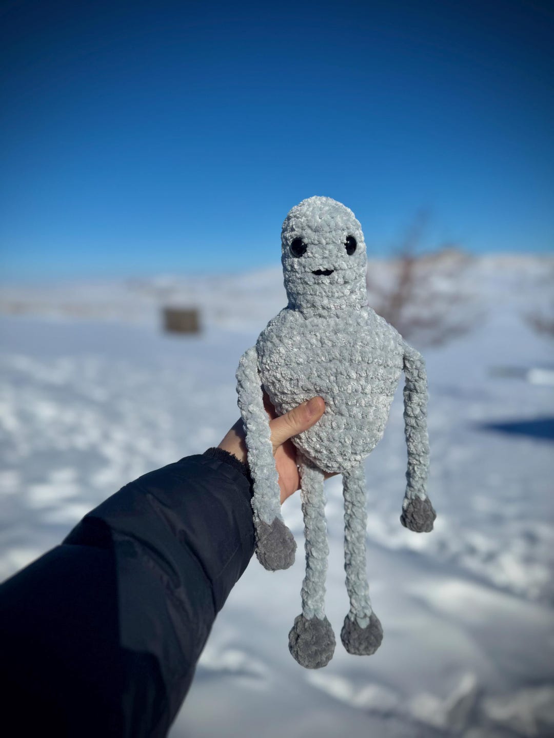 Robot Crochet Plushie | Ready to Ship - Etsy