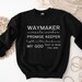 Christian Sweatshirt Waymaker Religious Shirts for Women Bible Verse ...