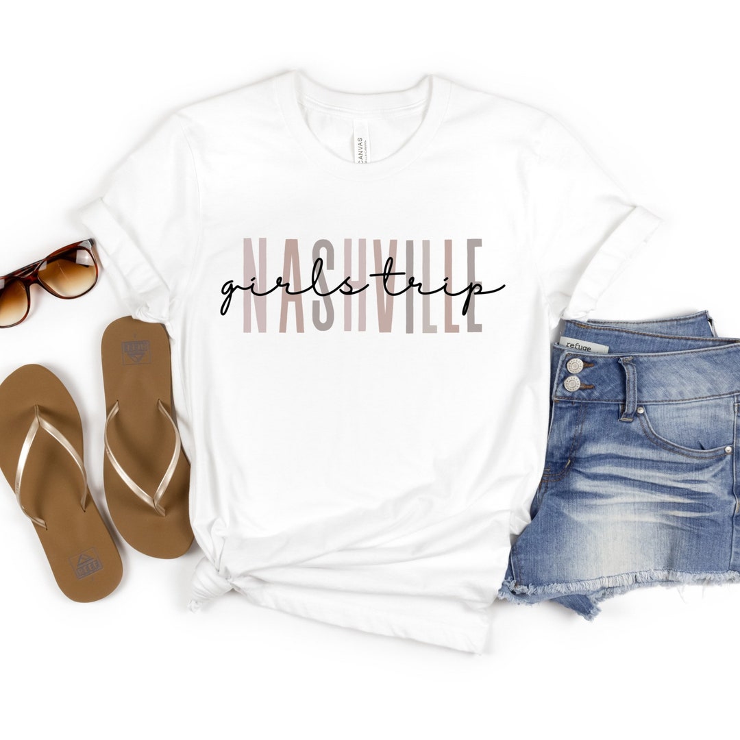 Girls Trip Destination Shirt Nashville Girls Trip Shirts Cute Matching ...