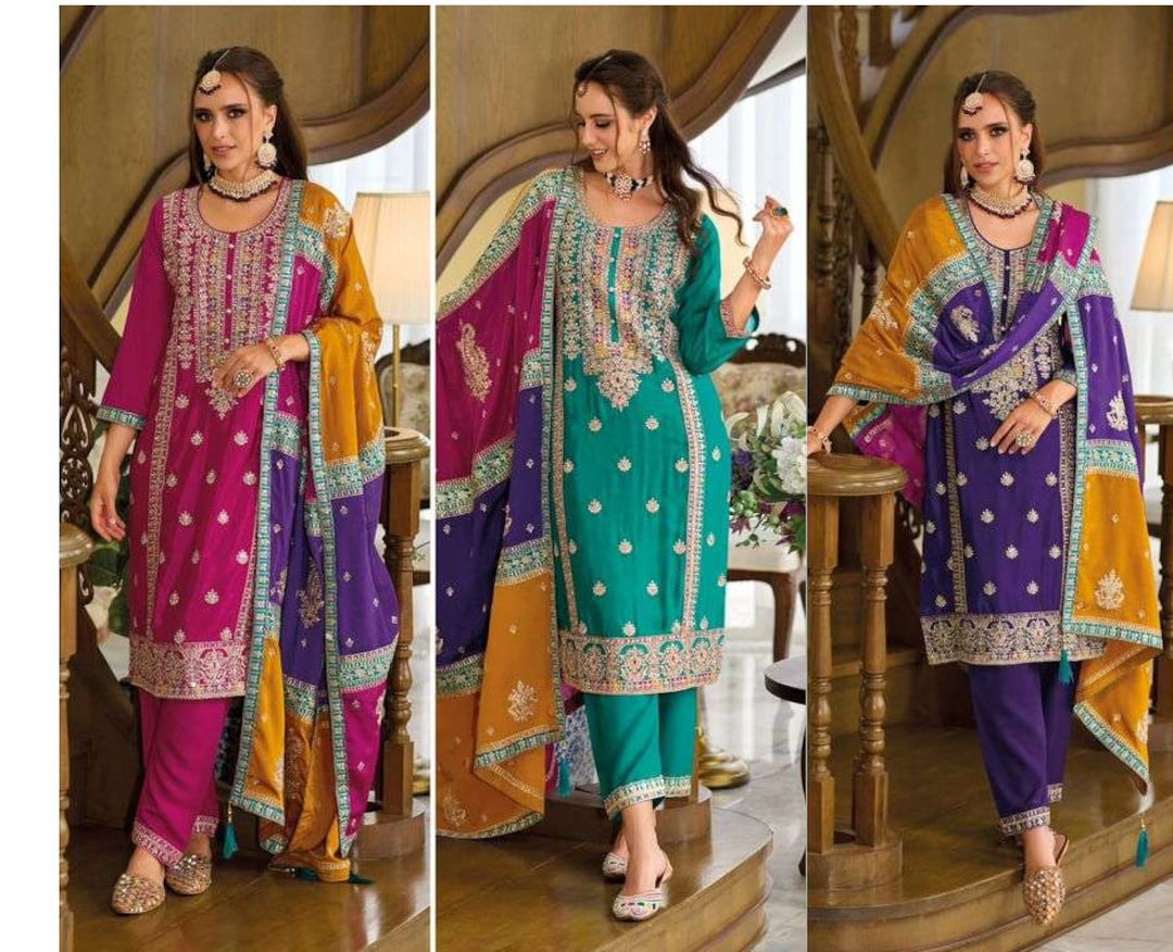 Designer Indian Suit - Etsy