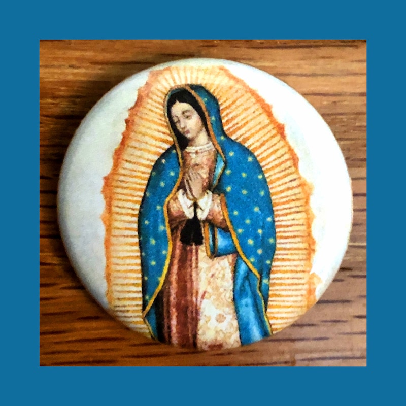 Virgin Mary Pin - Etsy