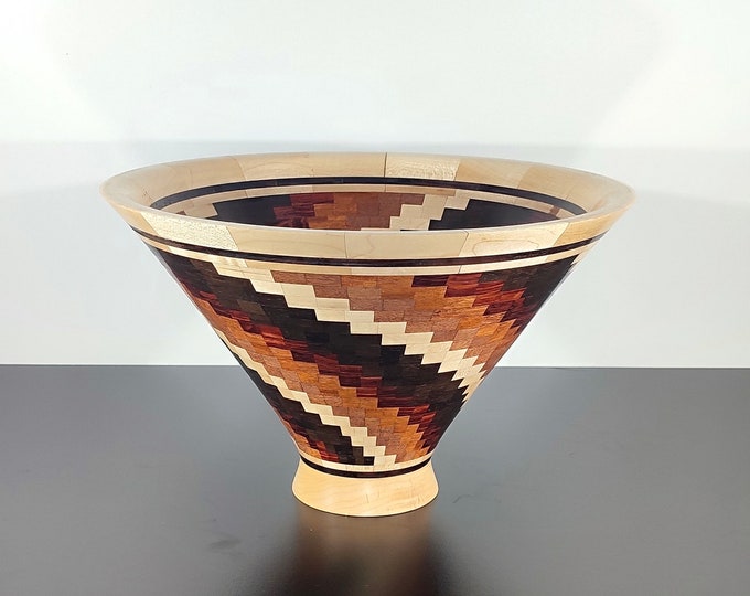Wood Bowl, Segmented - Etsy