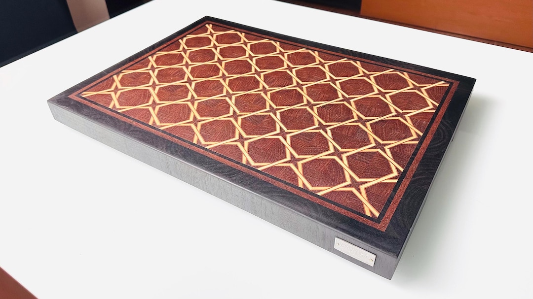 3d Endgrain Helical Weave Cutting Board, 64,5 X 46 X 4,5 Cm - Etsy