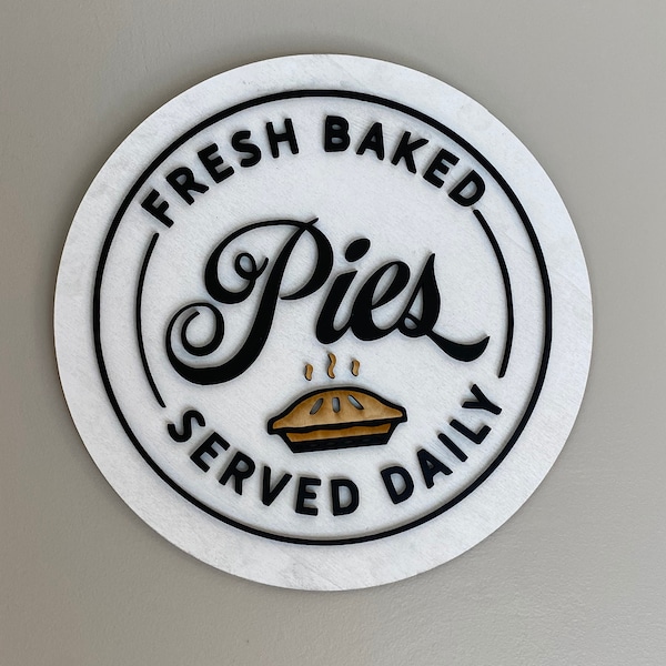 Fresh Baked Pies Sign - Etsy
