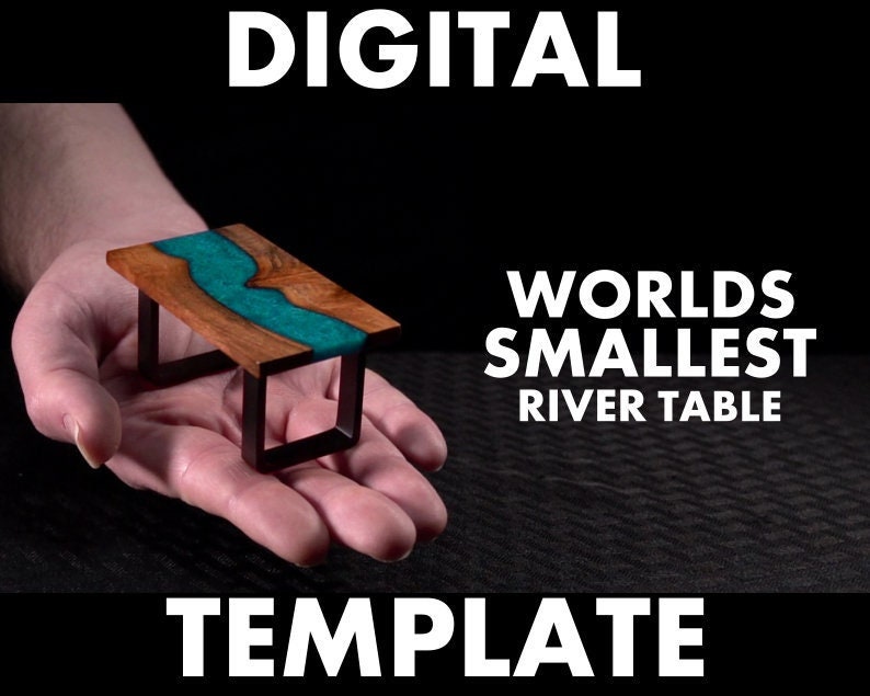 World's Smallest River Table Digital Template // XYZ Create - Etsy