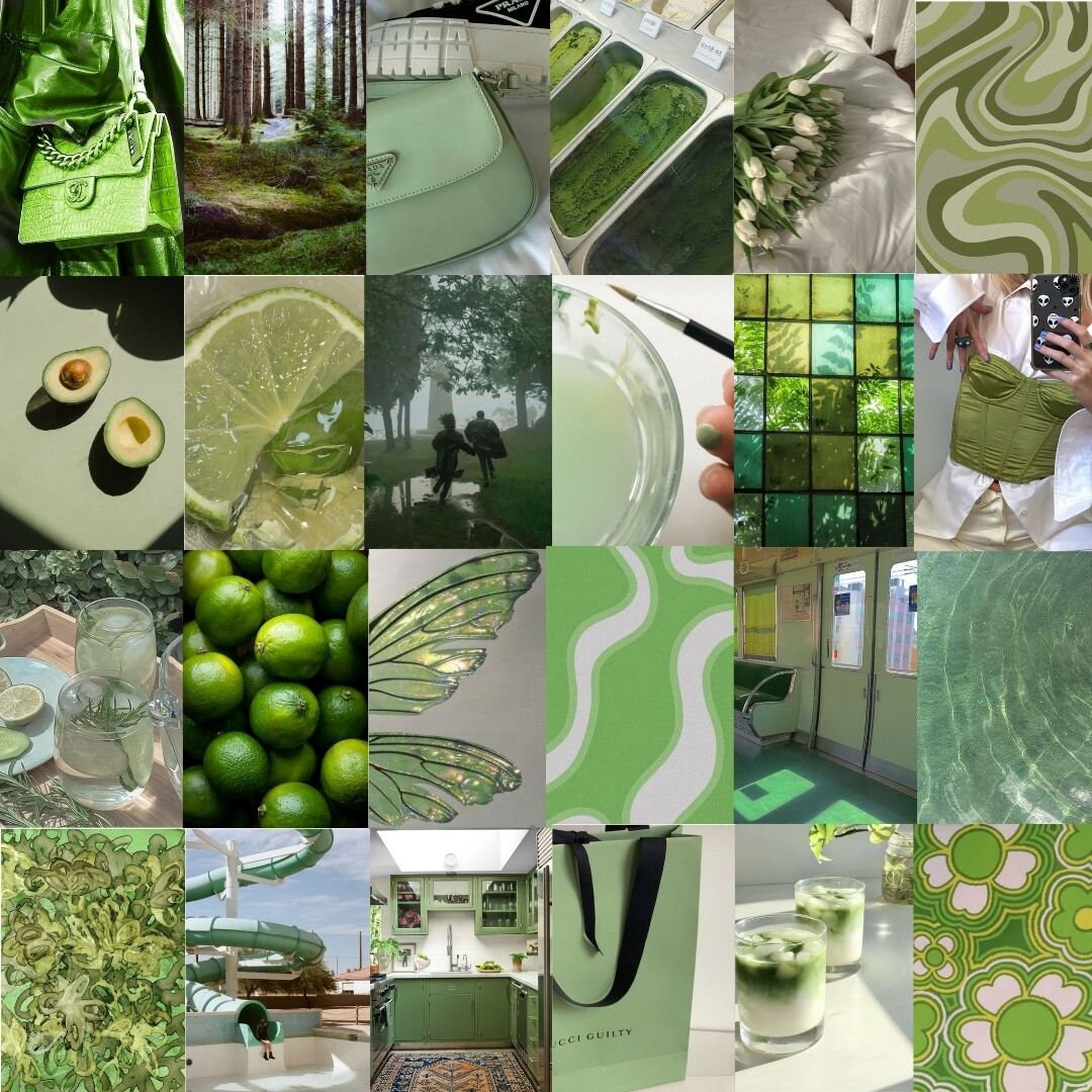 Ultimate Green Collage Kit - Etsy