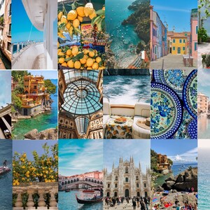 Summer in Italy Aesthetic Collage Kit for Photo Wall - Mediterranean ...