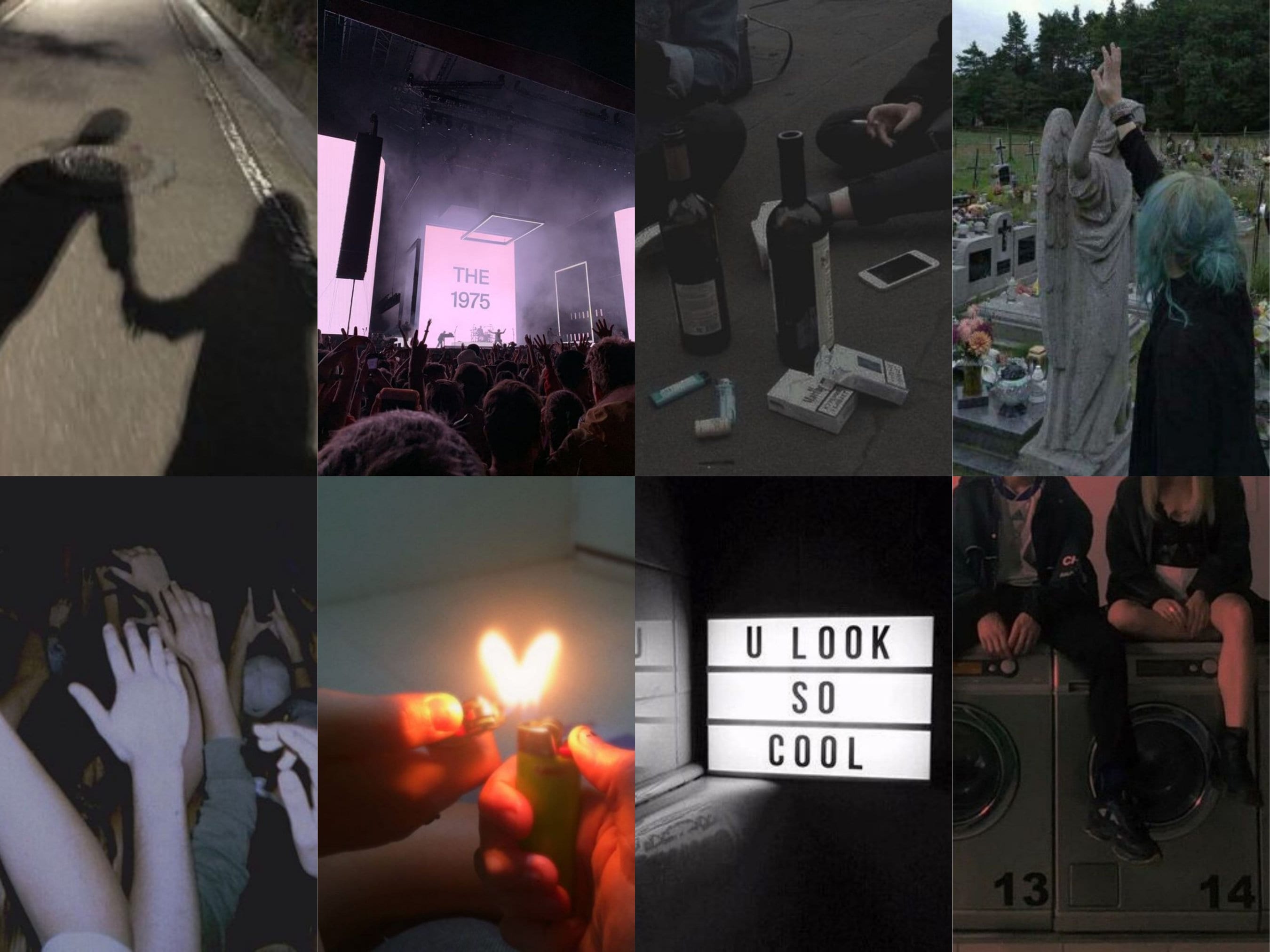 Tumblr Aesthetic Collage Kit - Indie Sleaze Aesthetic Photo Wall - Soft ...