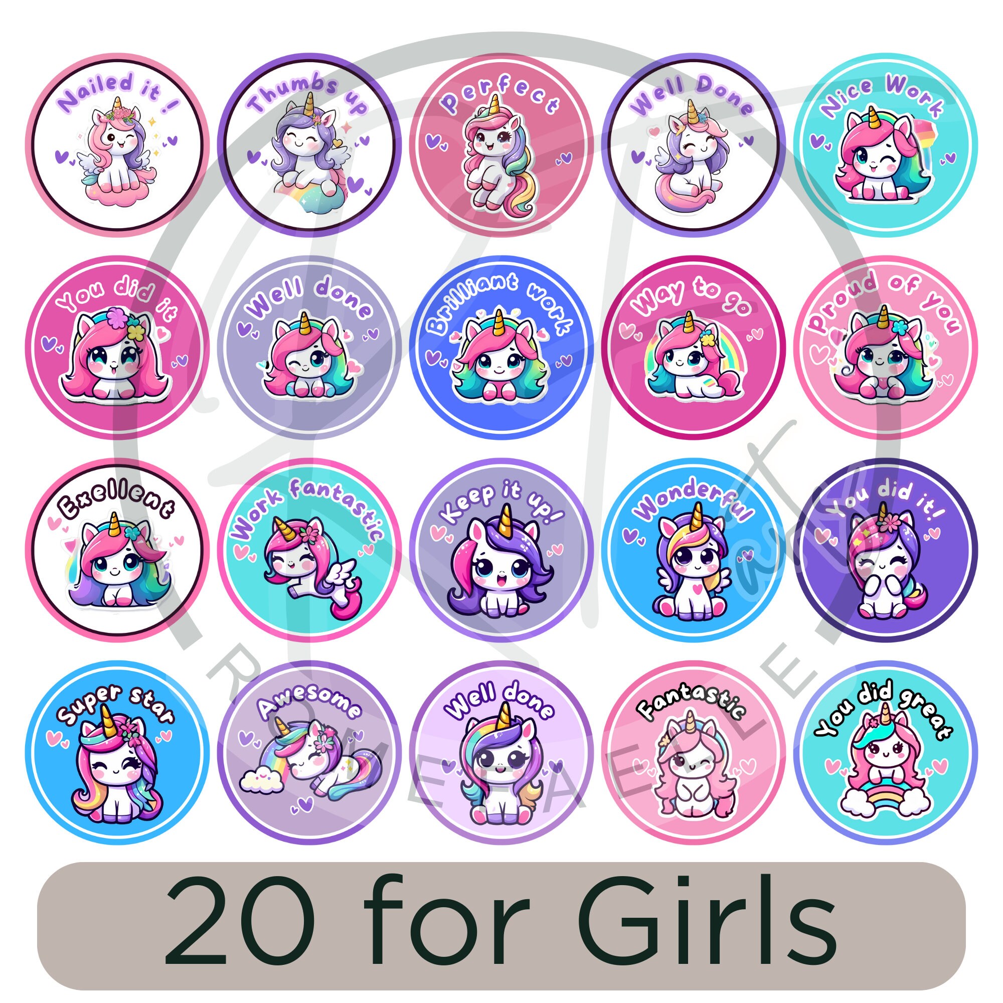 Reward Sticker for Kids, Teacher Reward Sticker, Well Done Reward ...