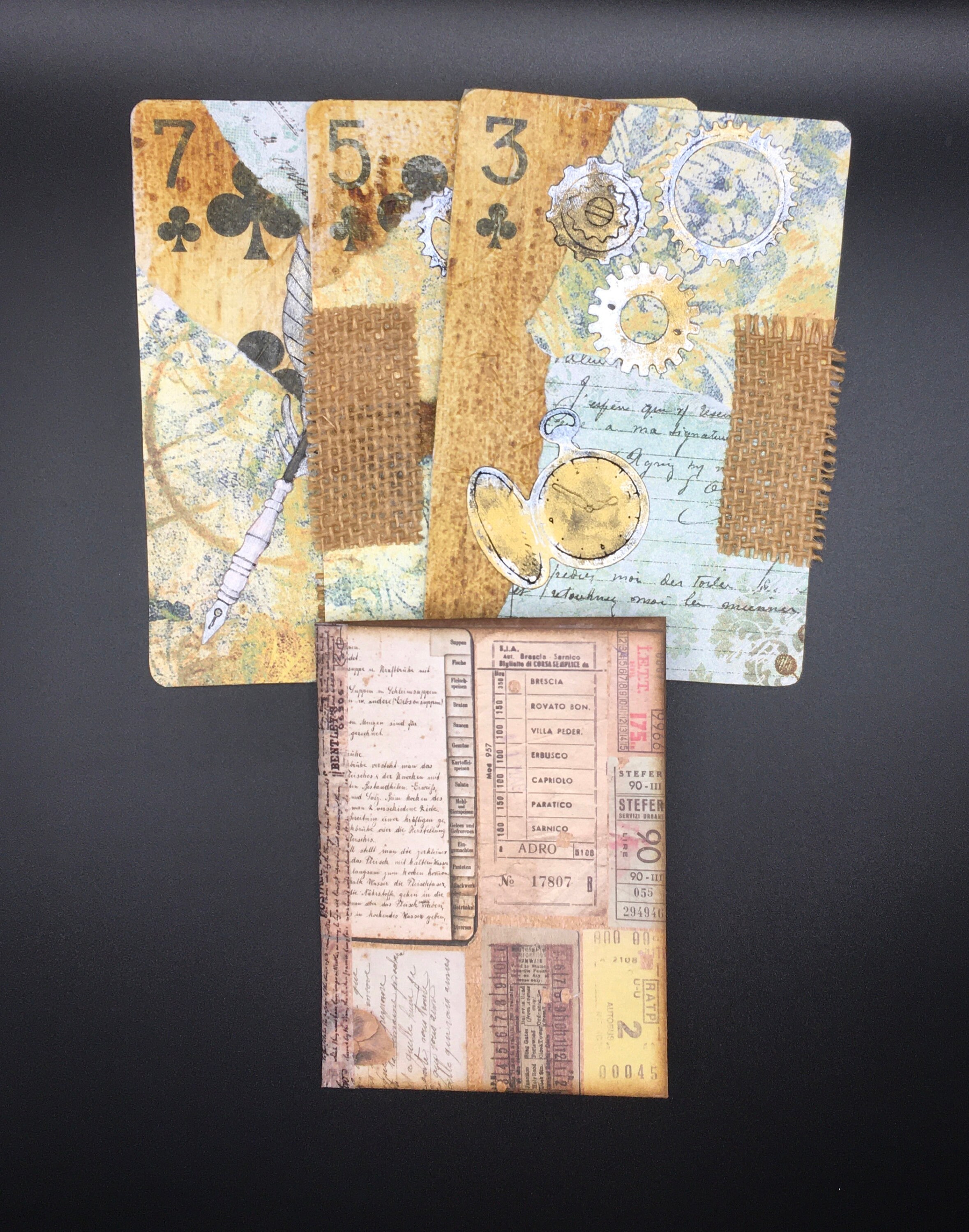 Grunge Ephemera Set - Etsy