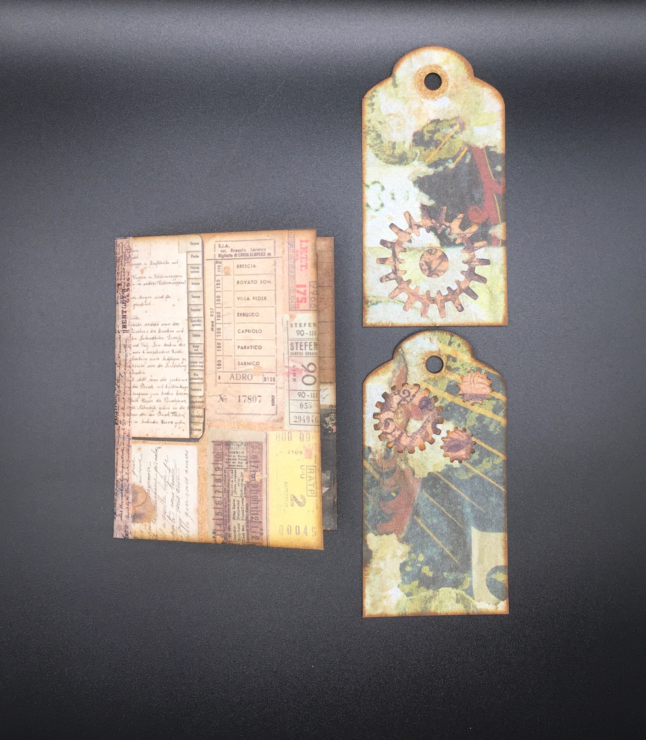 Grunge Ephemera Set - Etsy