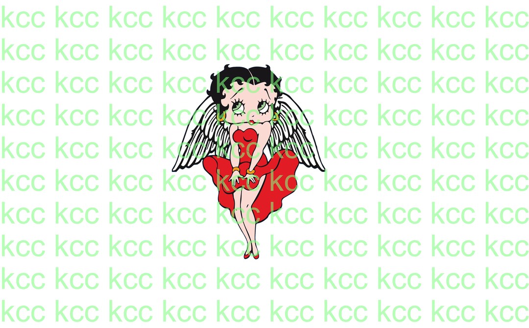 Betty Boop With Wings Jpg, Png, and Svg - Etsy