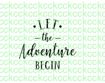 Let the Adventure Begin Clip Art - Etsy