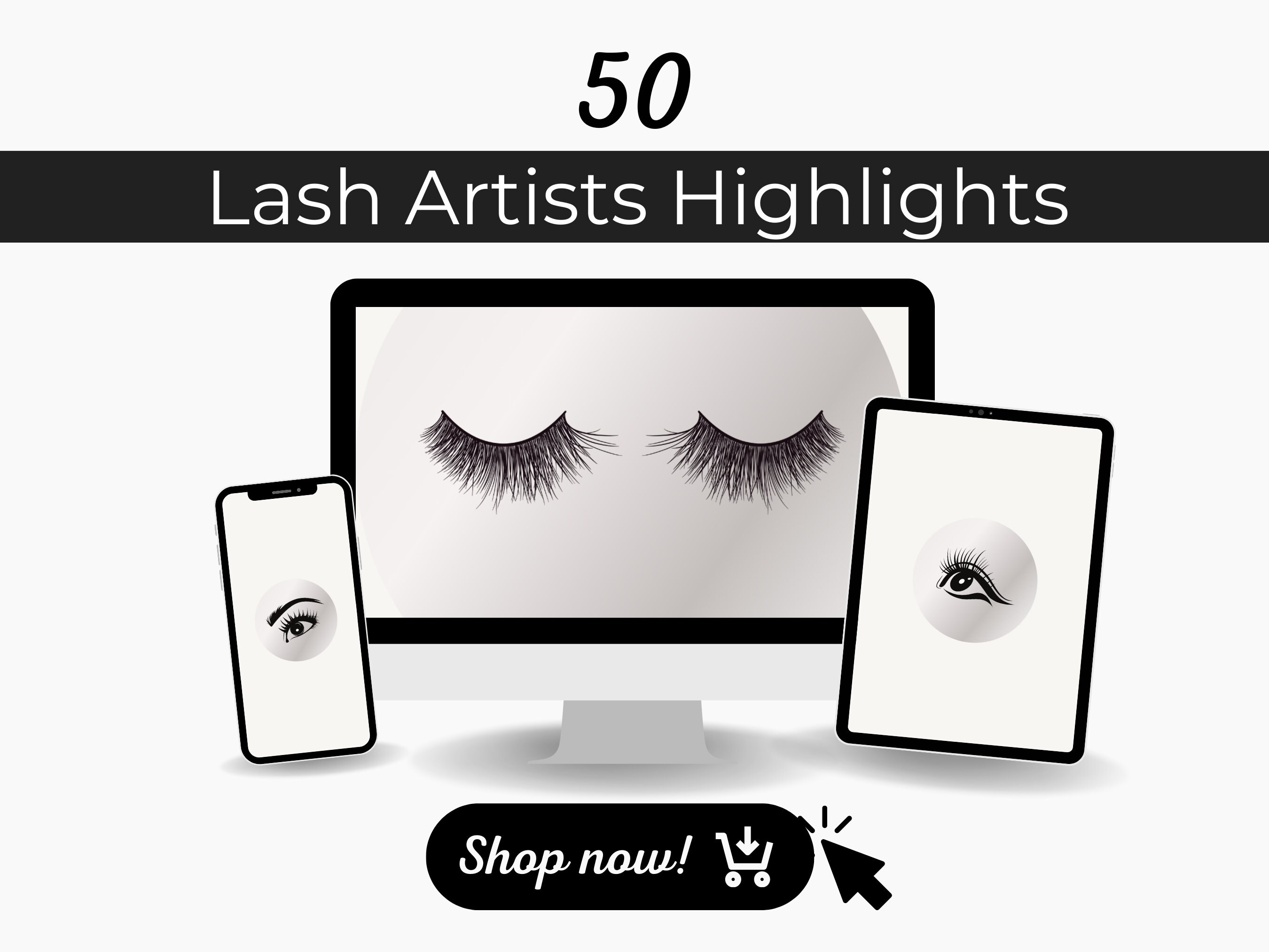 50 Lashes Instagram Highlights Covers - Profile Icons for Lash Tech ...