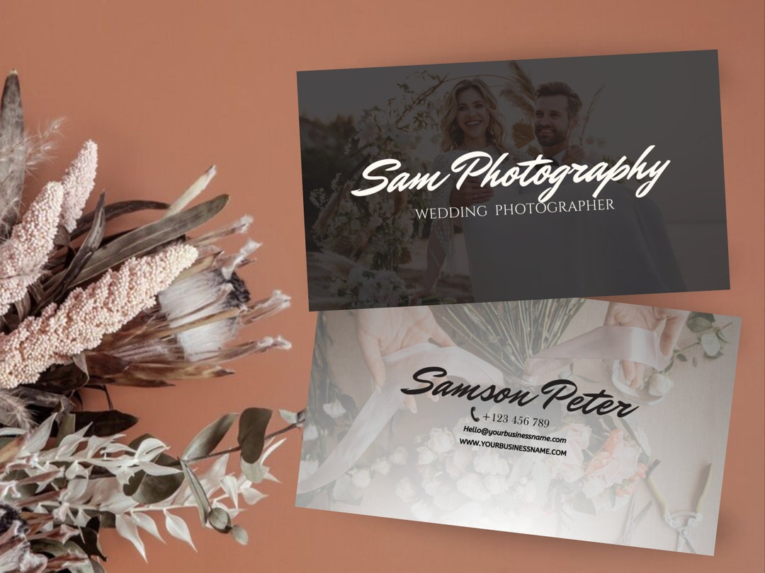 Photographer Business Card Template, Social Contact, Photography ...