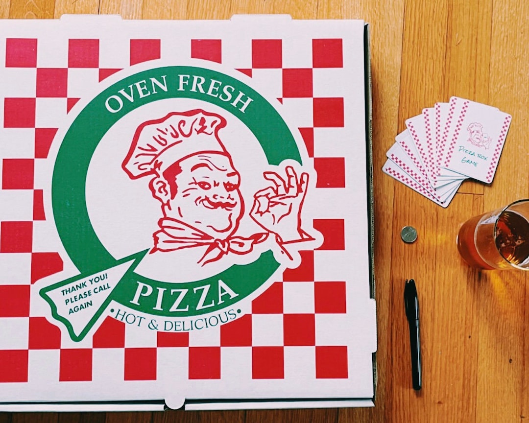 Pizza Box Boardgame - Etsy