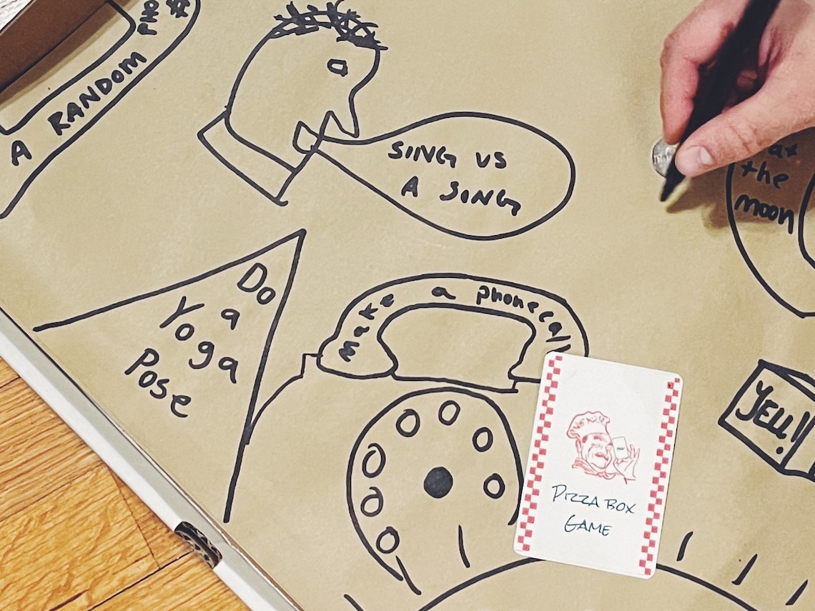 Pizza Box Boardgame - Etsy