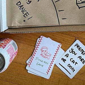 Pizza Box Boardgame - Etsy
