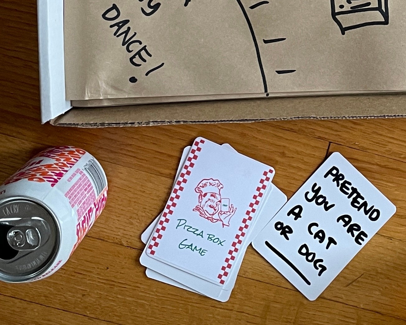 Pizza Box Boardgame - Etsy
