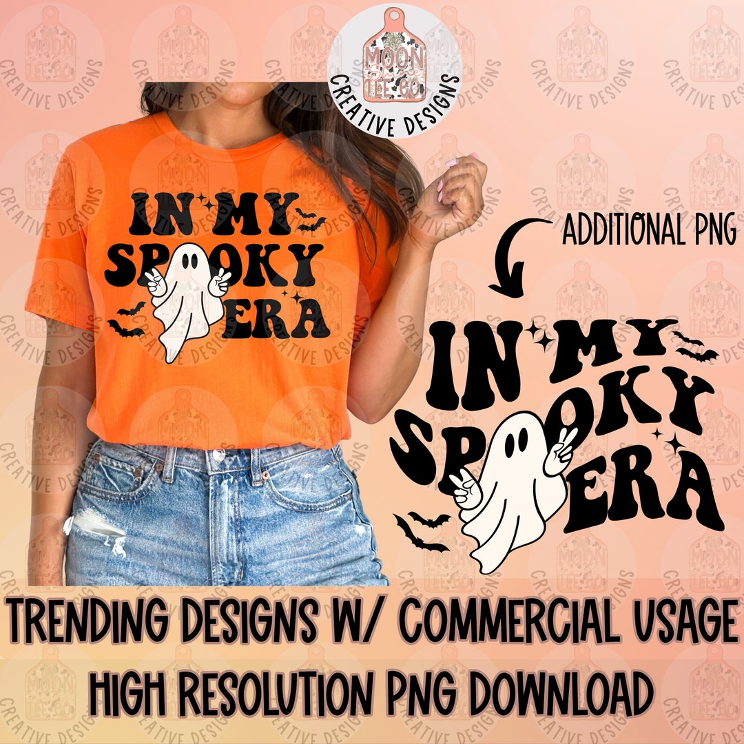 In My Spooky Era, in My Era, Spooky Png, Horror Png, Ghost Png - Etsy