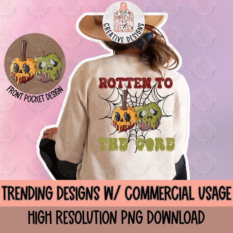 Rotten to the Core, Rotten Apple Png, Poison Apple Png - Etsy