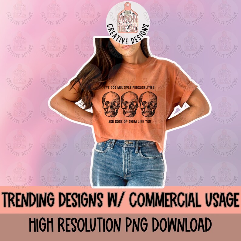 Multiple Personalities Png. Sarcastic Png, Funny Png, Skulls, Halloween ...