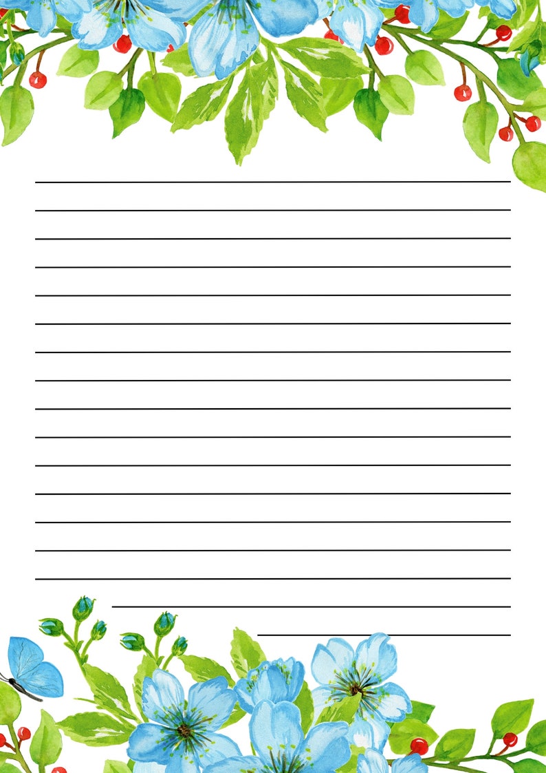 5 Design JW Letter Writing Template / Letter Writing Paper Templatw ...