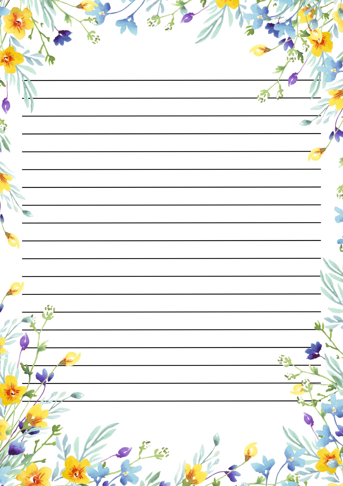 5 Design JW Letter Writing Template / Letter Writing Paper Templatw ...