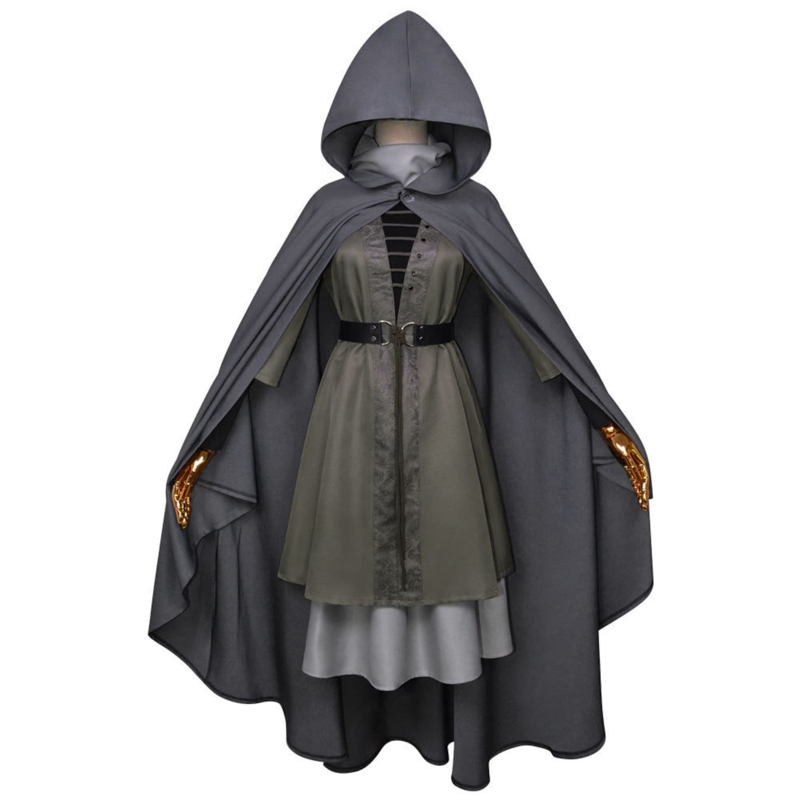 Womens Medieval Hooded Cloak 18th Century Assassins Cloak - Etsy Canada