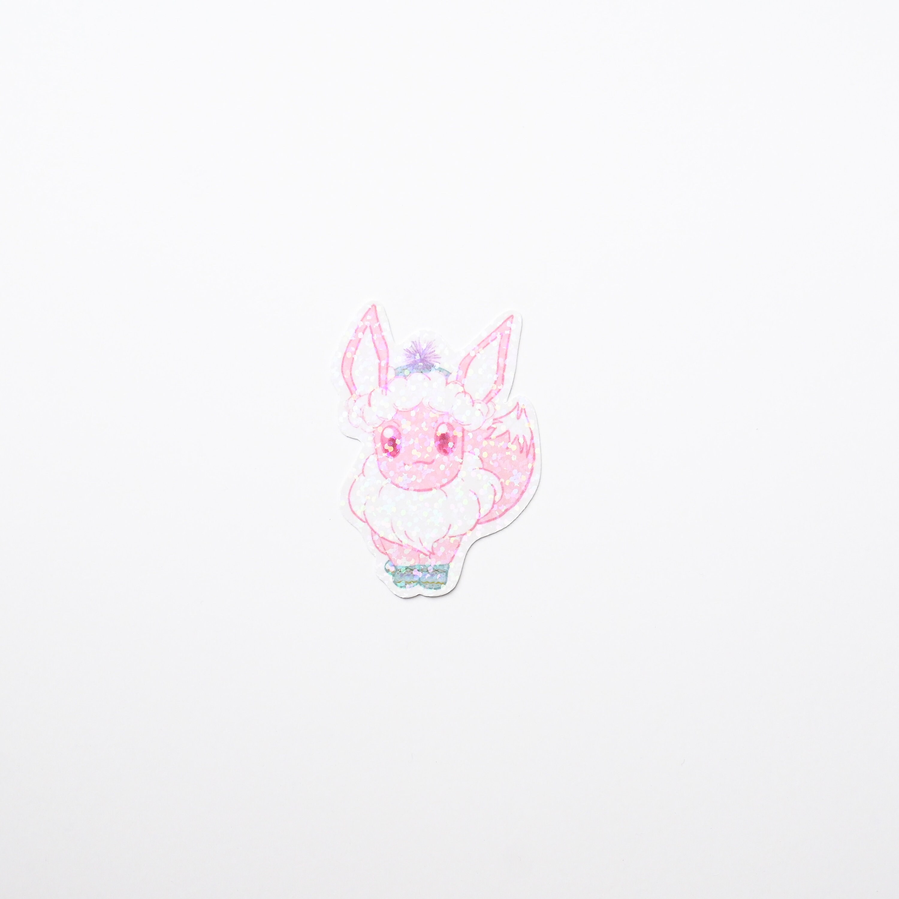 Cozy Comfy Cute Eevee Sticker Pokemon Stickers Vinyl - Etsy