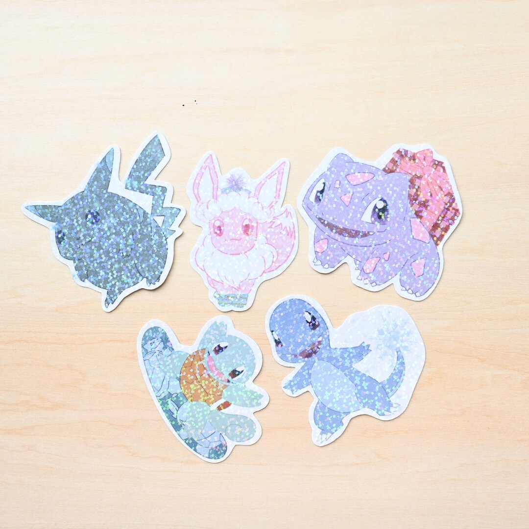 Winter Pokémon Sticker Pack Pokemon Stickers 5 Vinyl Decals for ...