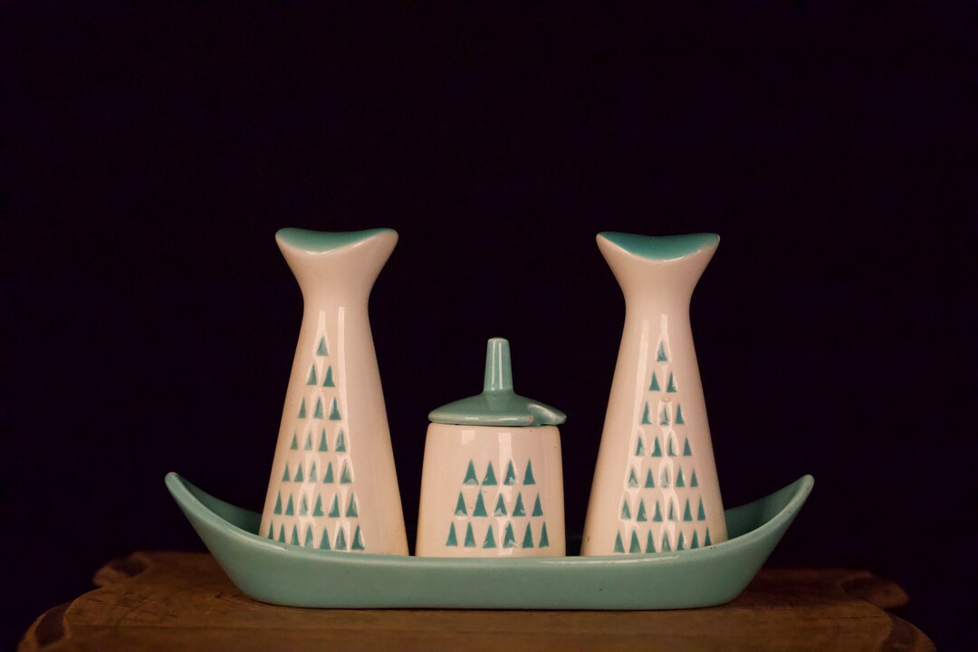 Cruet Set Mid Century Ceramic : Hornsea Pottery Alpine - Etsy