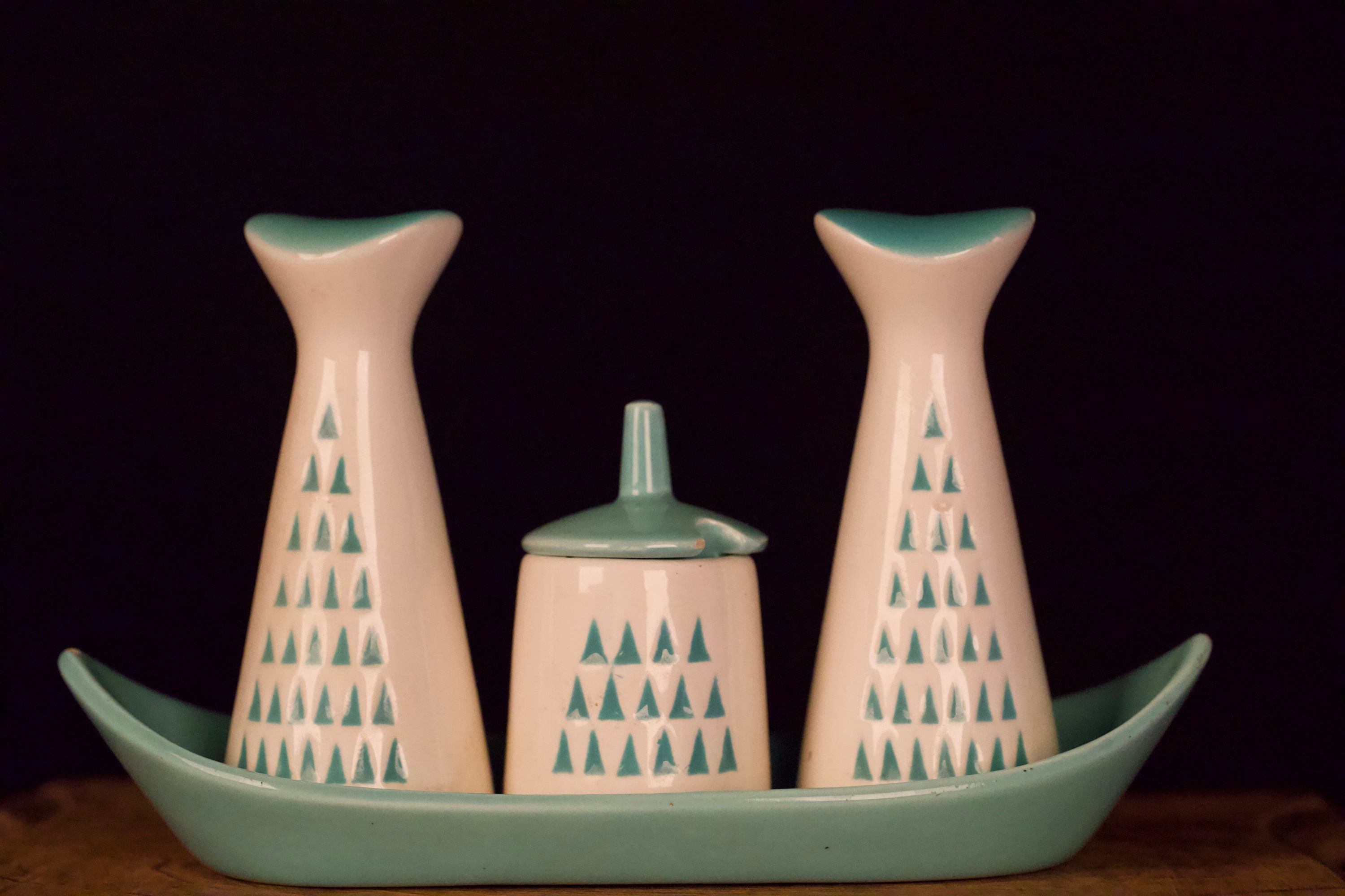 Cruet Set Mid Century Ceramic : Hornsea Pottery Alpine - Etsy