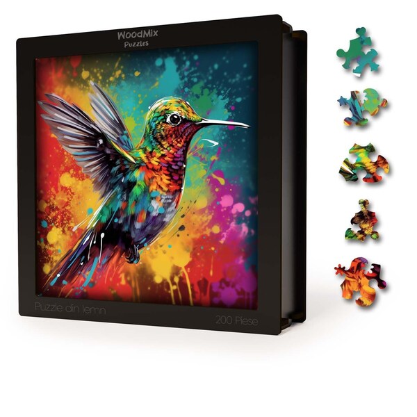 Wooden Hummingbird Puzzle - Etsy