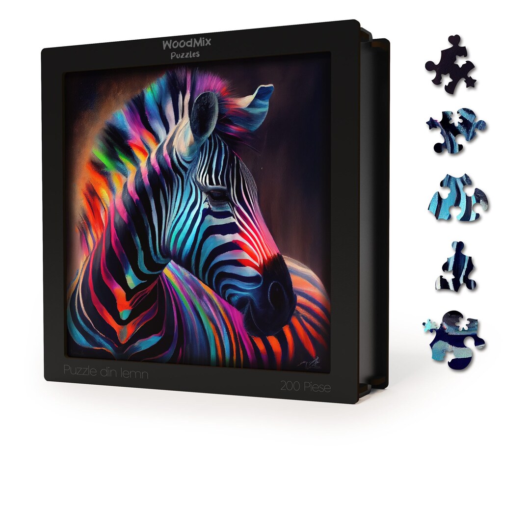 Eco-friendly Wooden Jigsaw Puzzle With 200 Unique Pieces - Colorful ...