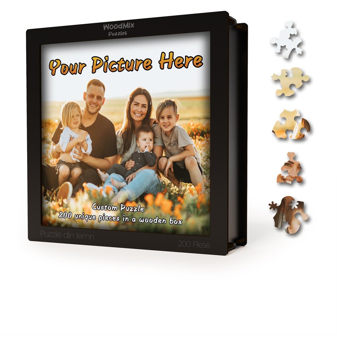Custom Photo Puzzle - Eco-friendly Wooden Puzzle With Your Cherished ...