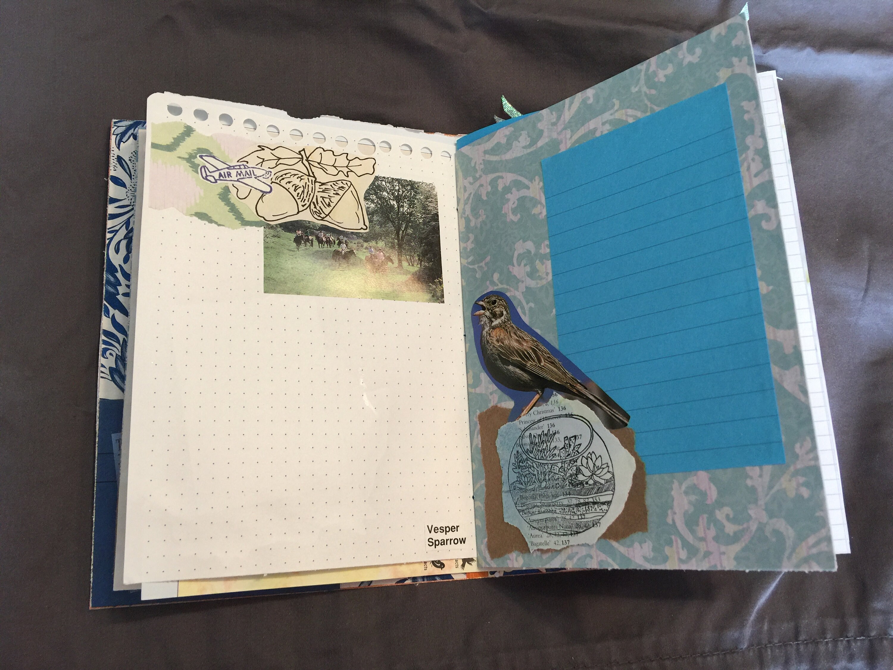 Blue Junk Journal Junk Journal - Etsy UK