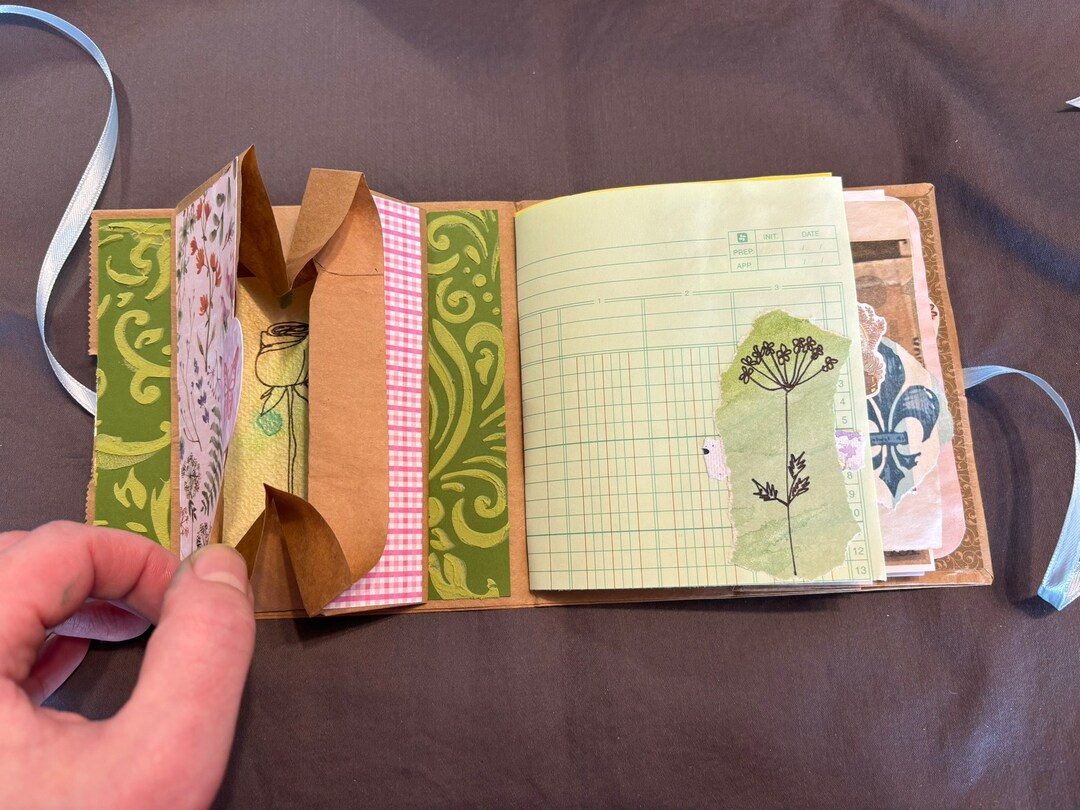 Junk Journal, Paper Bag Junk Journal, Recycled Junk Journal, Handmade ...