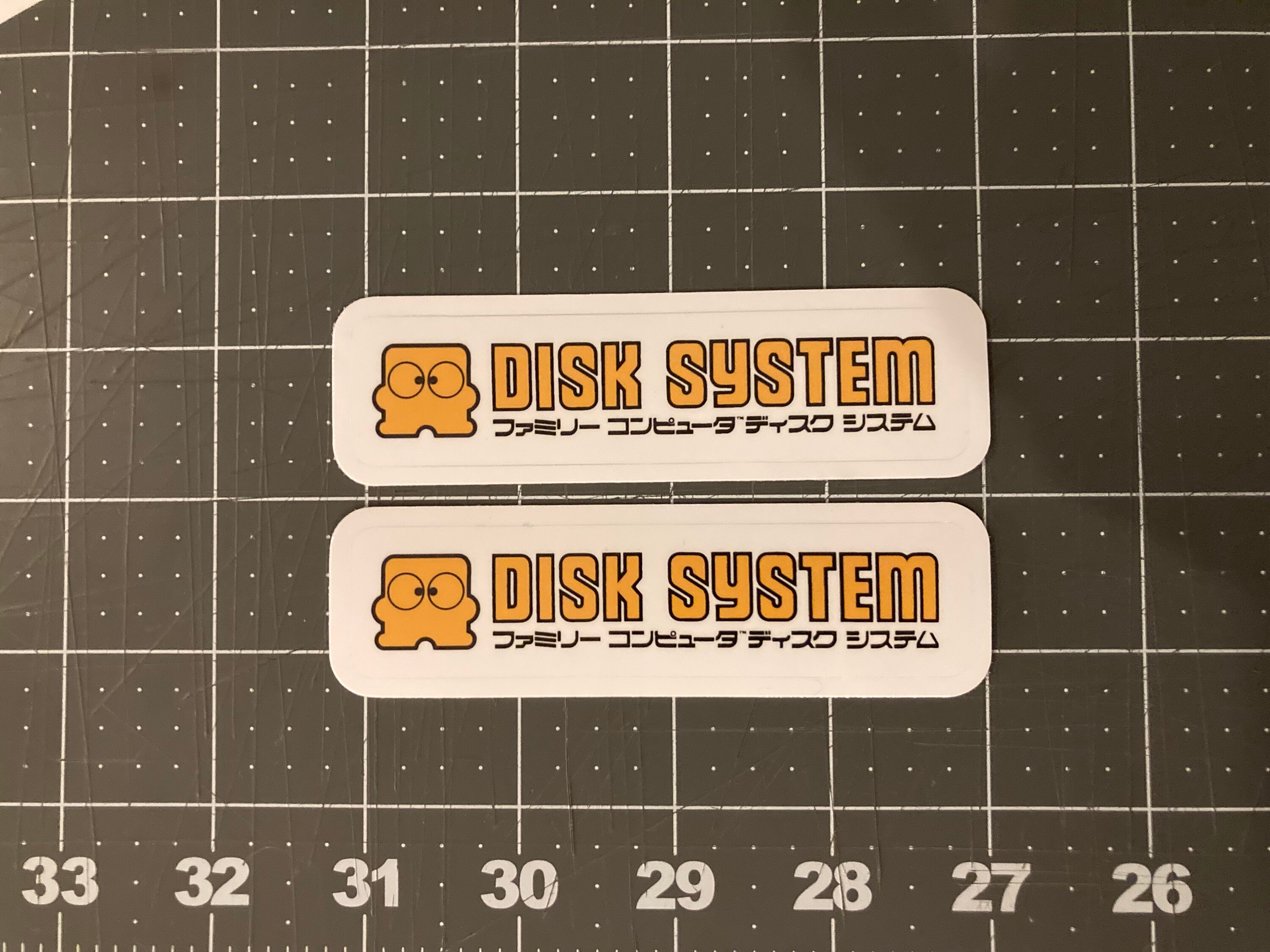 Disk-kun Nintendo Famicom Disk System (FDS) Vinyl Die-cut Sticker NES ...