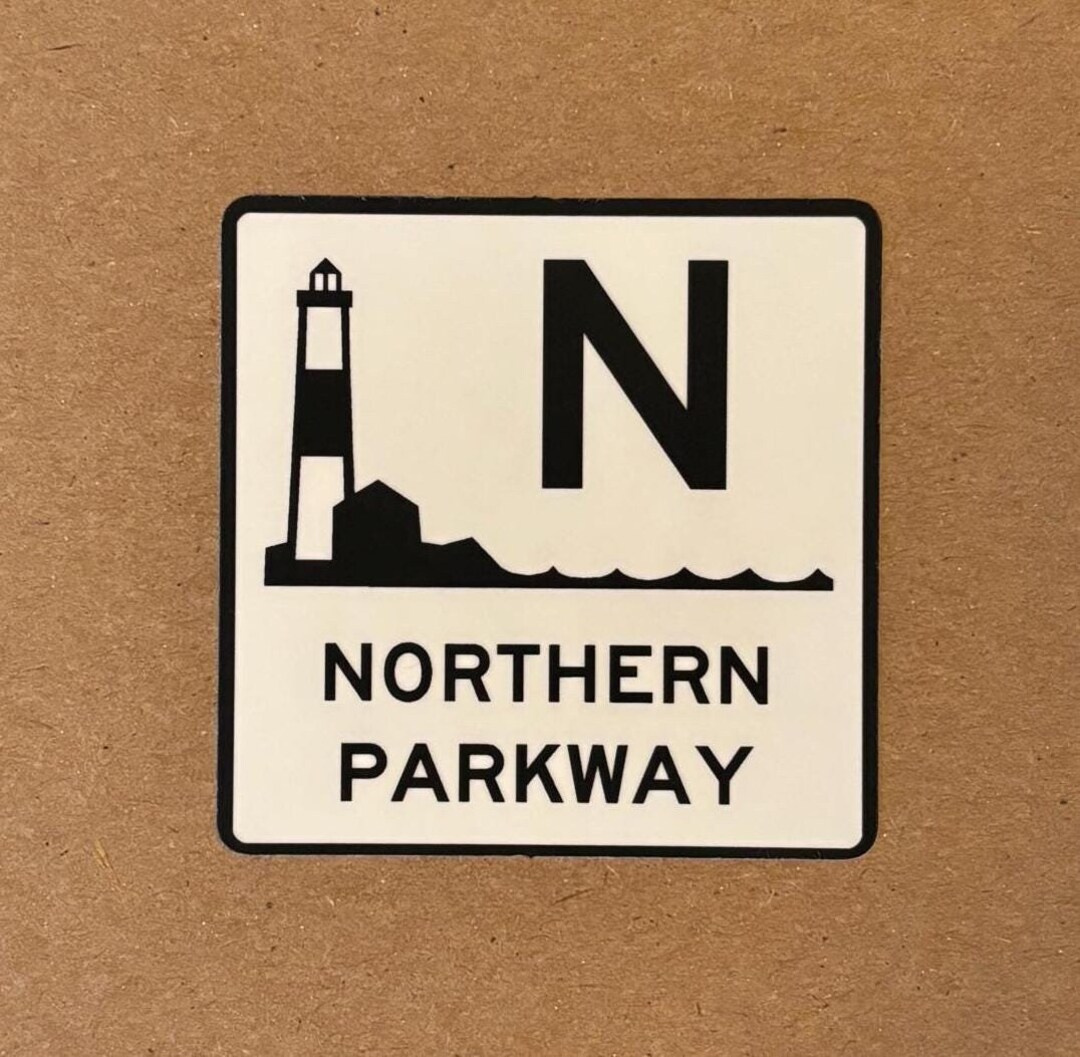 Northern Parkway Road Sign Vinyl Sticker Long Island, New York - Etsy