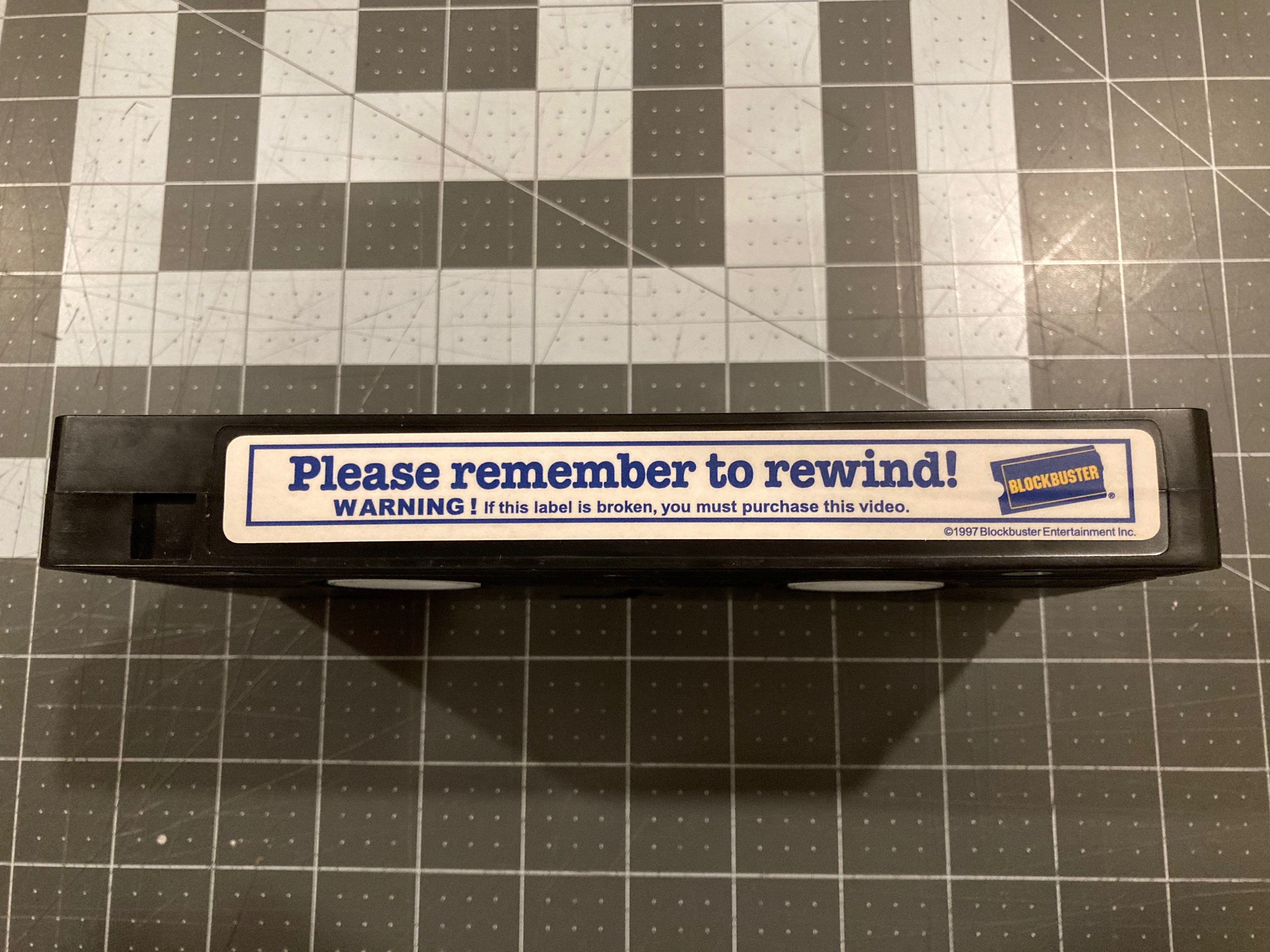 Please Remember to Rewind Blockbuster Video Rental VHS - Etsy