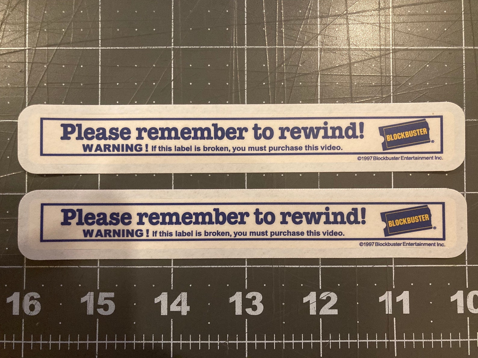 Please Remember to Rewind Blockbuster Video Rental VHS - Etsy